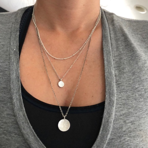 Jewelry | Silver 3 Tier Necklace | Poshmark